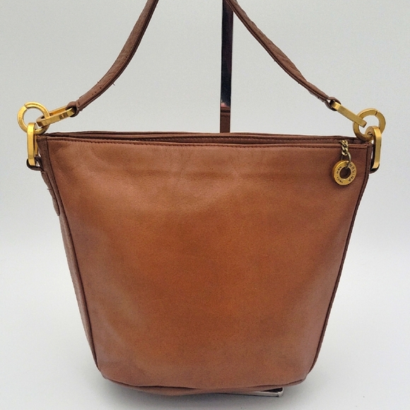 Perlina | Bags | Perlina Brown Leather Shoulder Bag | Poshmark